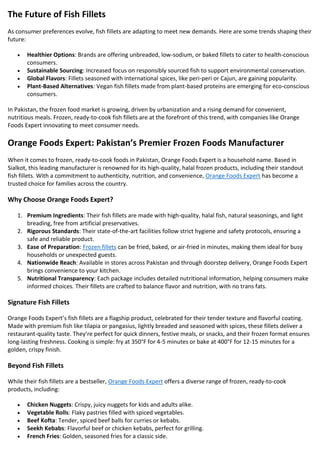 Fish Fillets A Juicy, Ready To Cook, Frozen Food Chunk.pdf