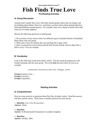 Fish finds true love english to-go | PDF