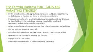 Fish framing business plan | PPTX