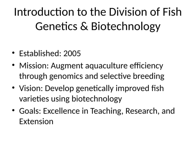 Fish_Genetics_Biotech_Presentation and basic sops .pptx