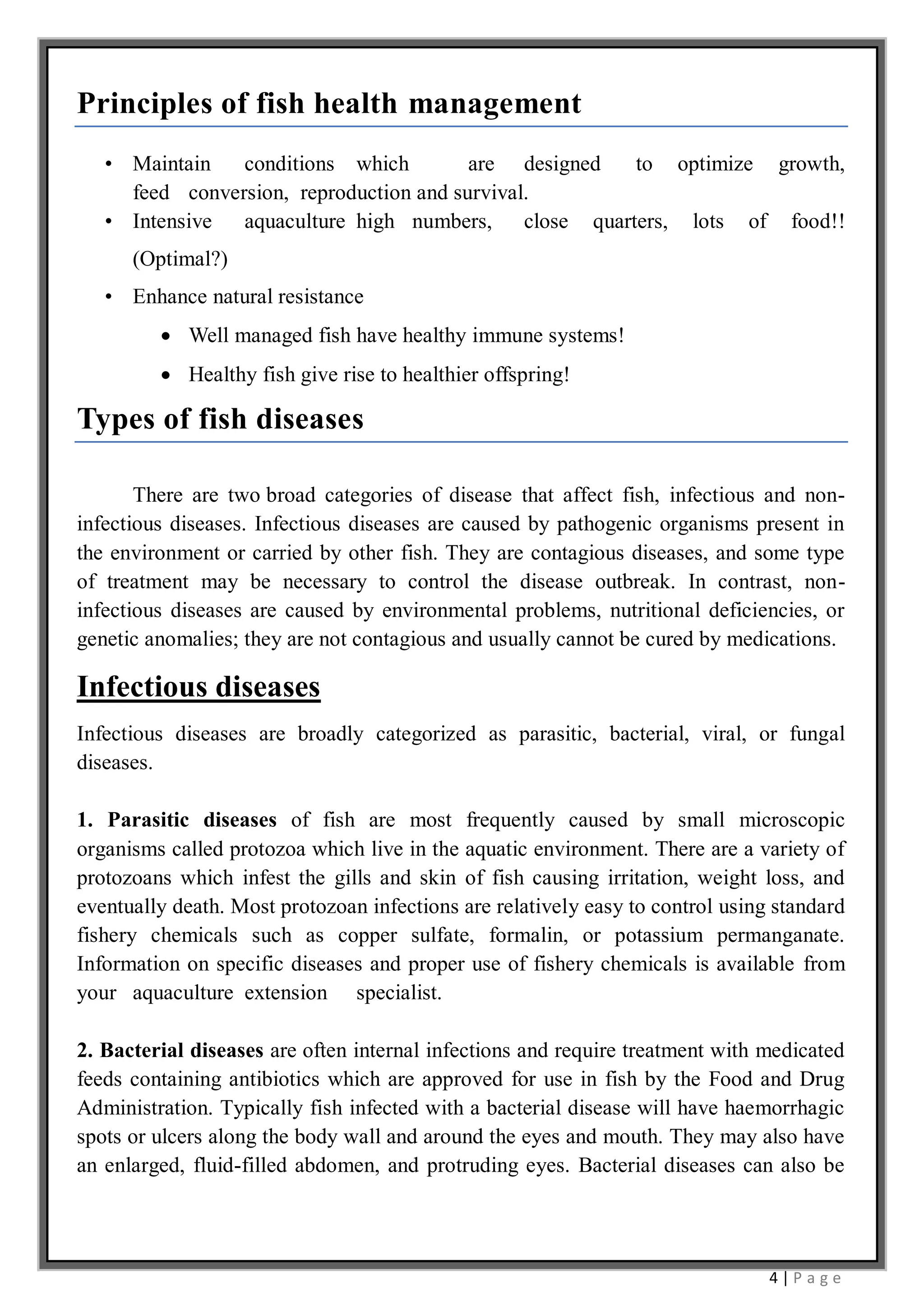 Fish health management in aquaculture | PDF