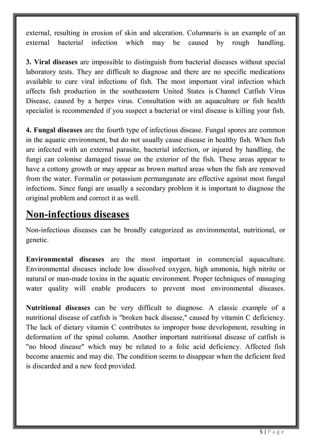 Fish health management in aquaculture | PDF