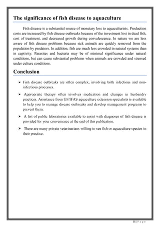 Fish health management in aquaculture | PDF