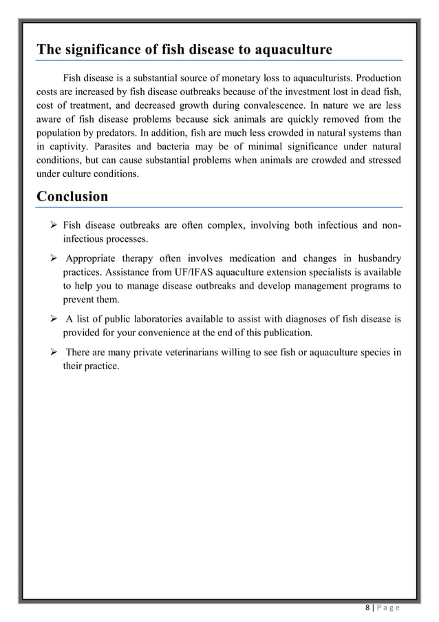 Fish health management in aquaculture | PDF