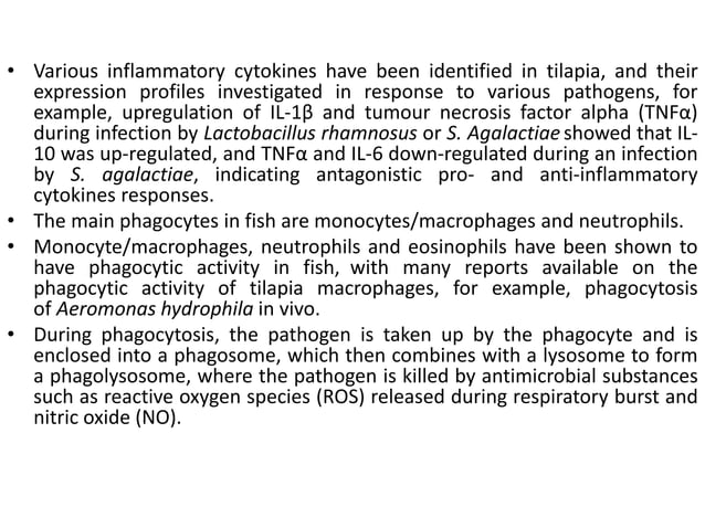 Fish immune system in improving health and aquaculture production.pptx ...