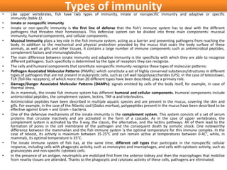 Fish immune system in improving health and aquaculture production.pptx ...