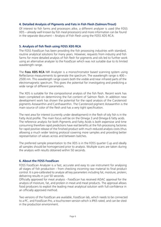 Fish Analysis Brochure | PDF