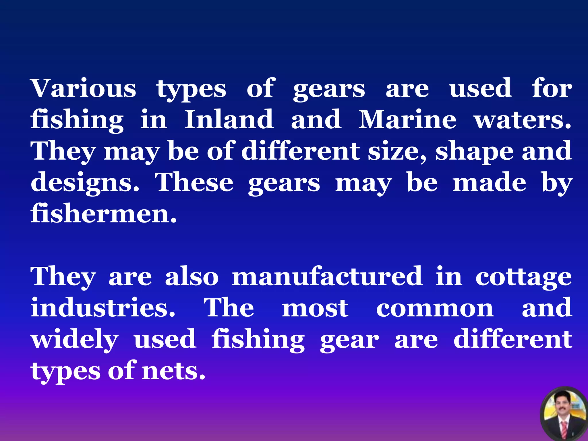 Fishing gears | PPTX