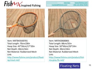 Fishing landing nets catalog fishMX inspired fishing | PPT