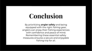 Fishing safety gear.ppthsishsushsusususy | PPT