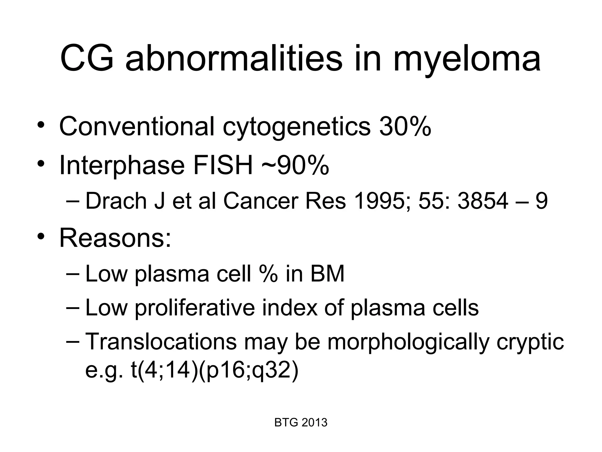 FISH IN MYELOMA | PPT