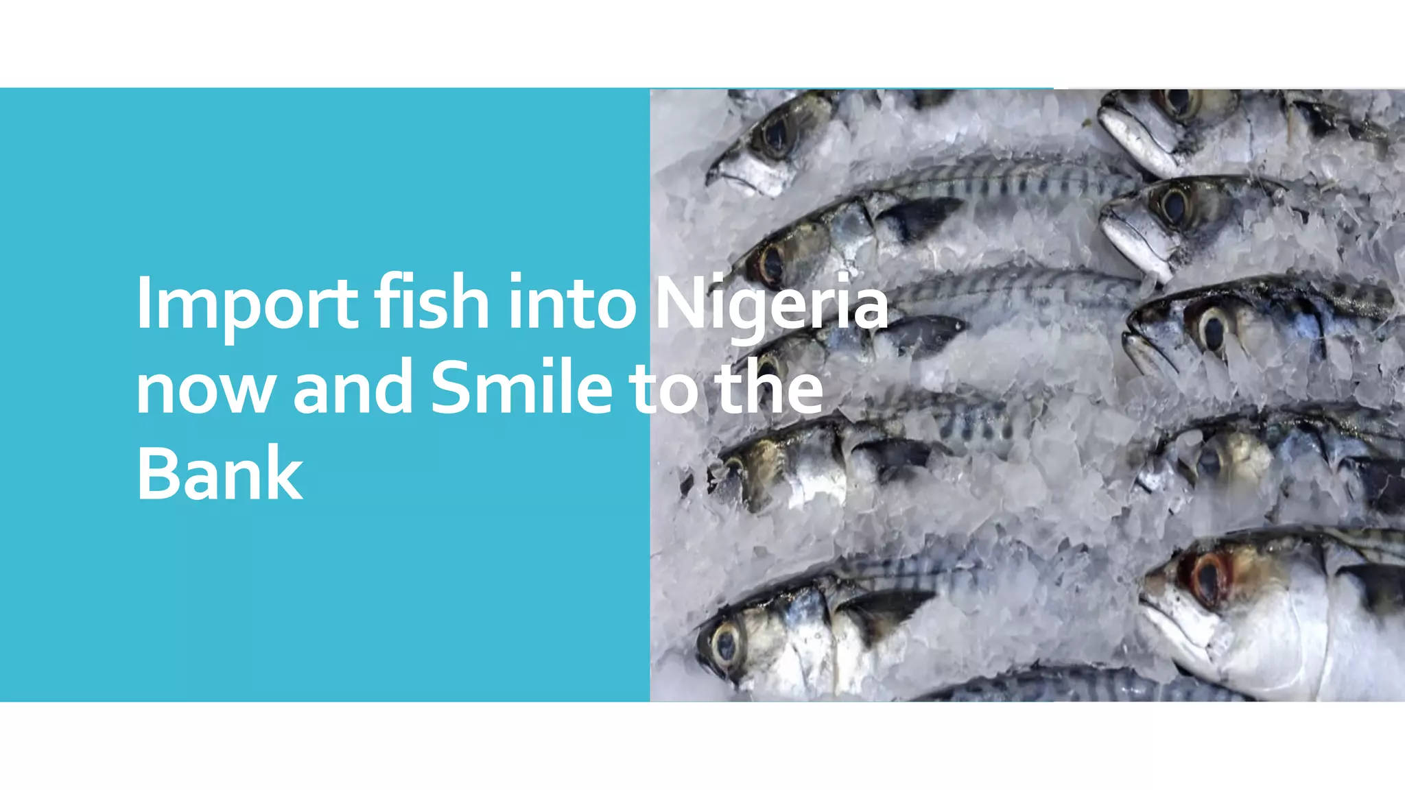 Import fish into Nigeria now and Smile to the Bank | PDF | Fishing ...