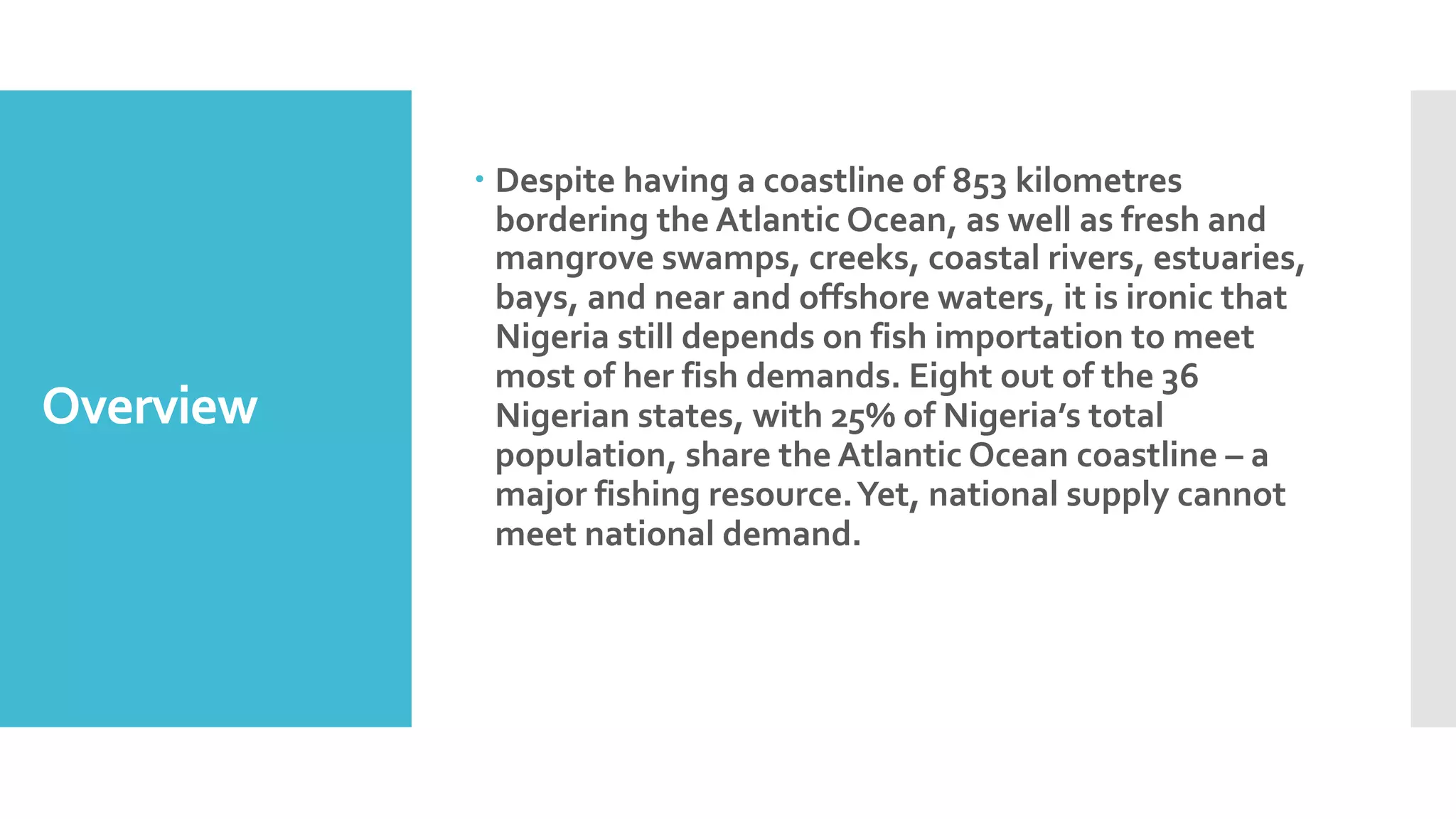 Import fish into Nigeria now and Smile to the Bank | PPT