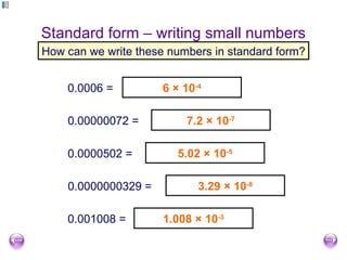 Fishlock Lesson One Standard Form | PPT
