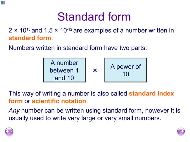 Fishlock Lesson One Standard Form | PPT