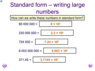 Fishlock Lesson One Standard Form | PPT