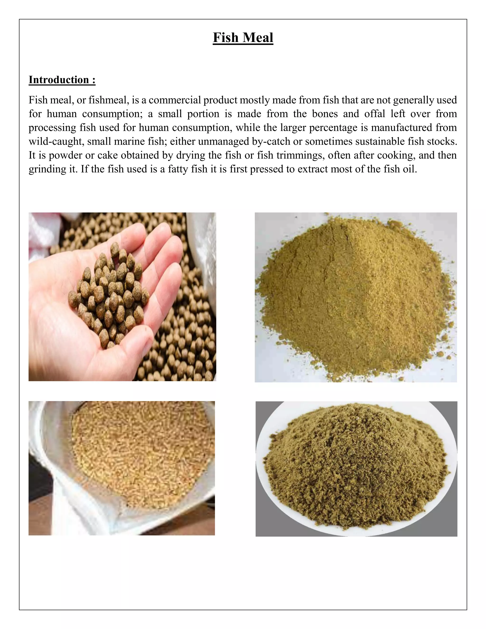 Fish meal | PDF