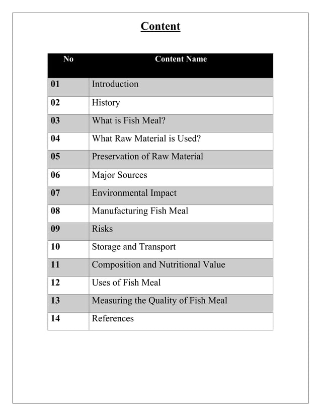 Fish meal | PDF