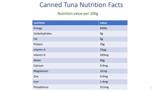 Fish meat of tuna | PPTX