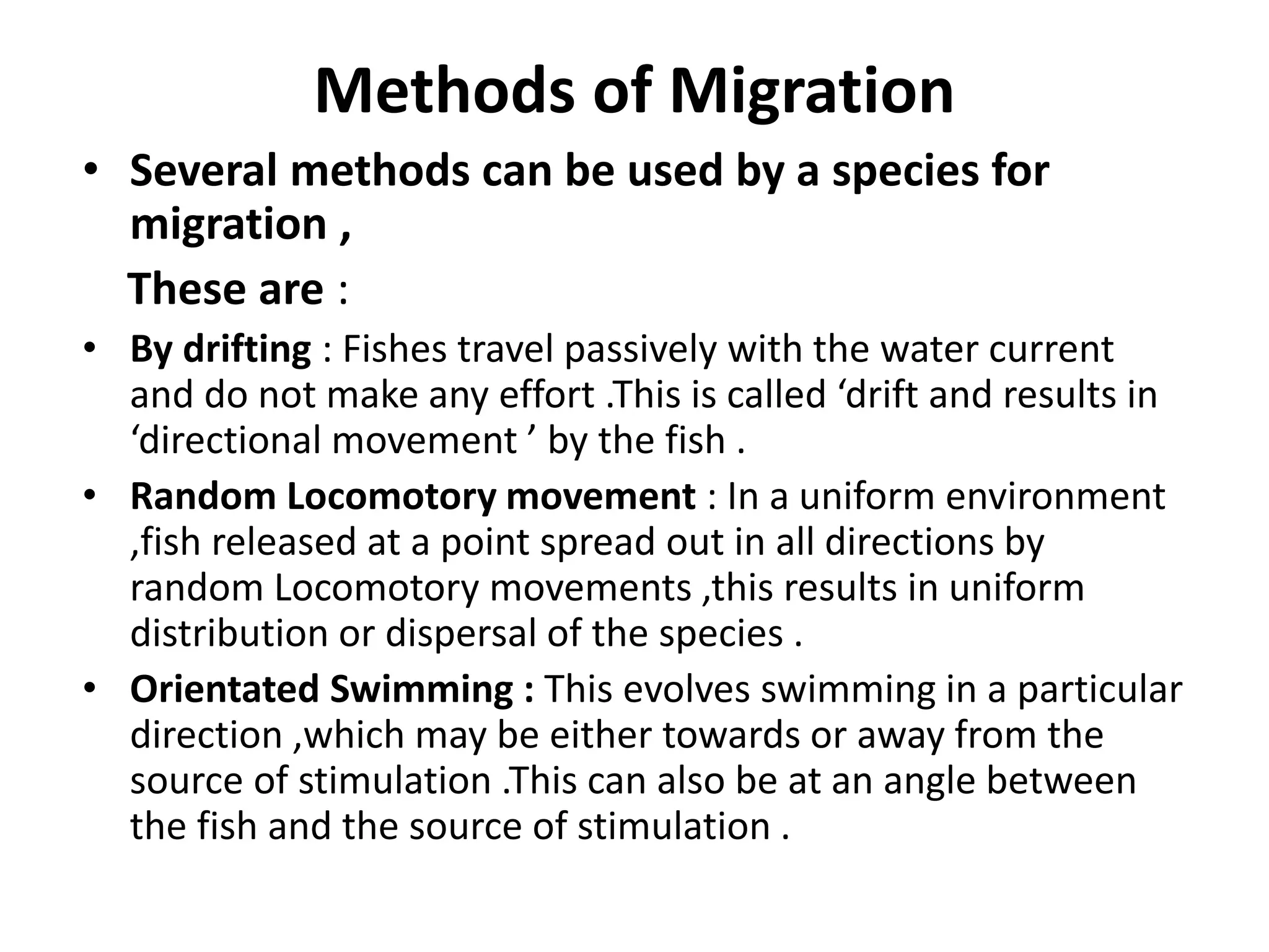 Fish Migration | PPTX