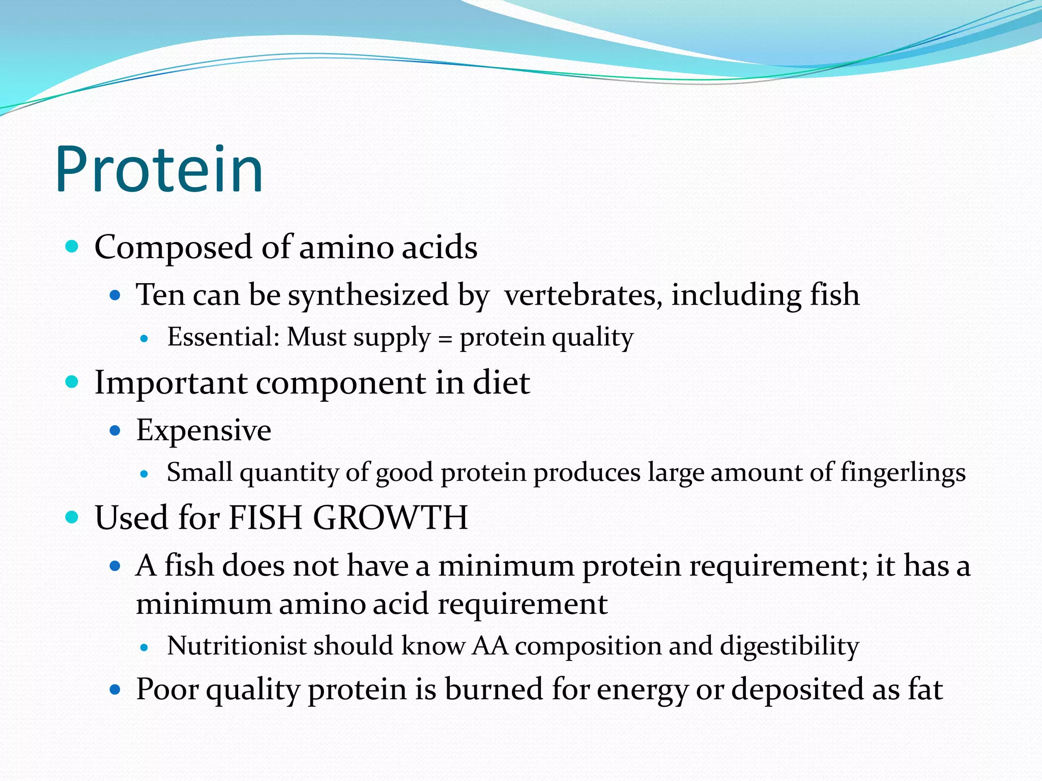 Fish nutrition | PPT