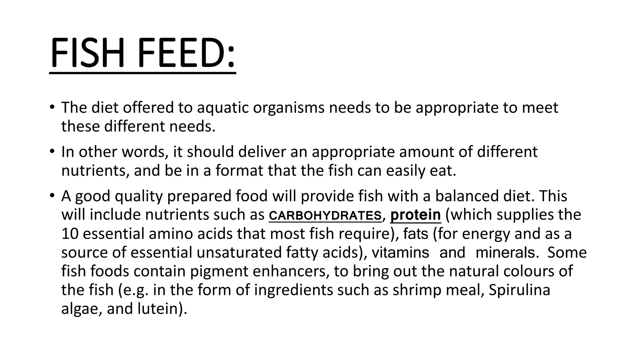 Fishnutrition | PPTX