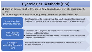 Environmental flow & Fish passes | PPTX
