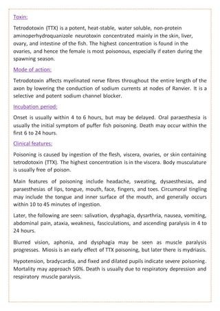 Fish poisoning | DOCX