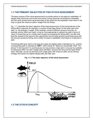 Fish population dynamics and shock assesment(5th sem) | DOCX