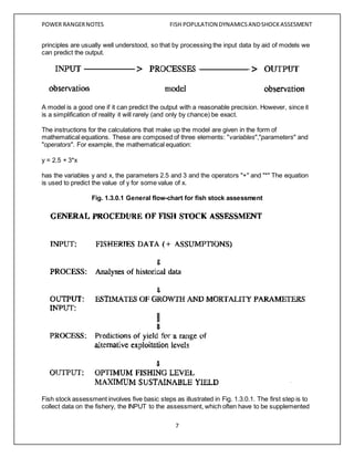 Fish population dynamics and shock assesment(5th sem) | DOCX