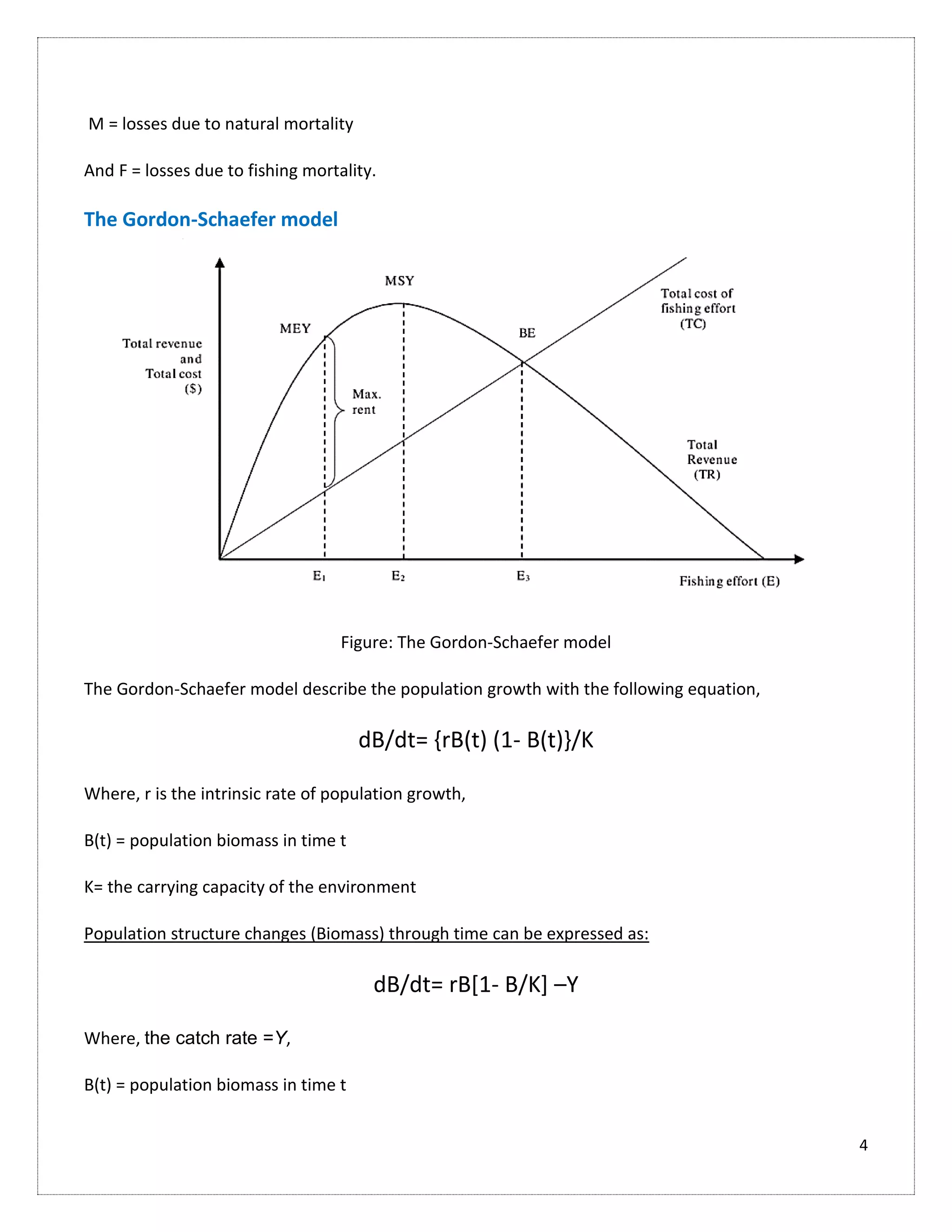 fish population dynamics, Population structure | PDF