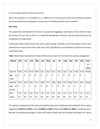 fish population dynamics, Population structure | PDF