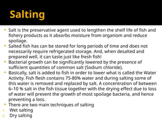 Fish Processing and Preservation/Post harvesting care of Fish.pptx