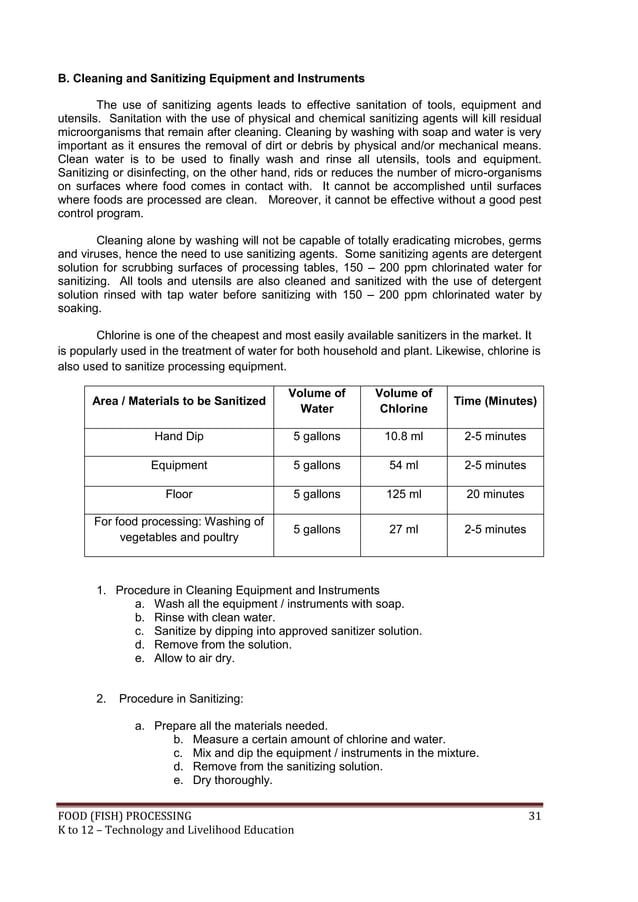 Fish processing lm | PDF