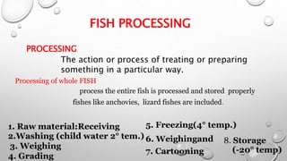 Fish processing & Post-harvesting Technology ppt.pptx