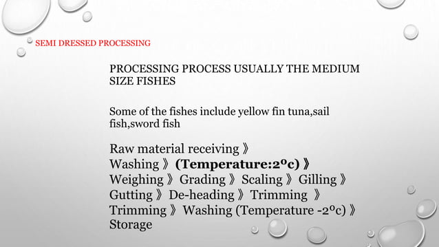 Fish processing & Post-harvesting Technology ppt.pptx | Fish and ...