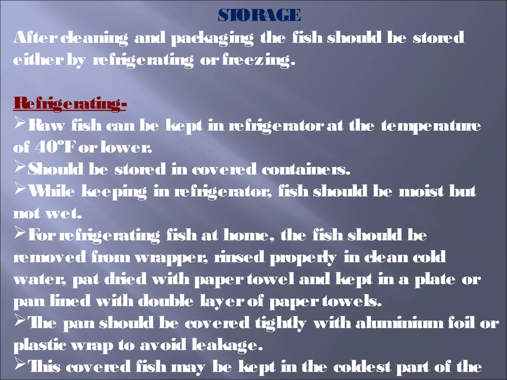 Fish processing ppt | PPT