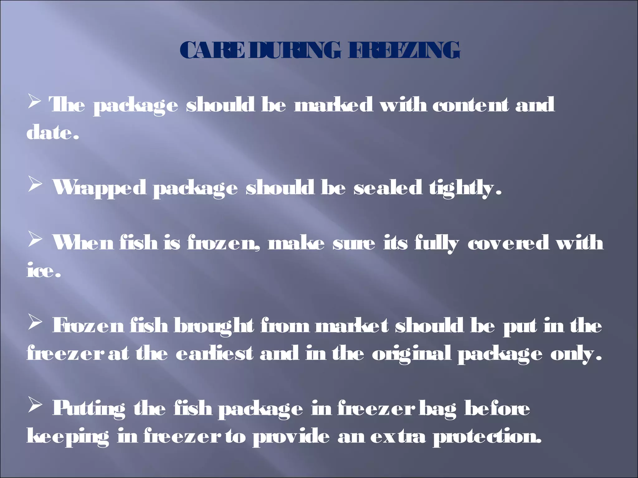 Fish processing ppt | PPT