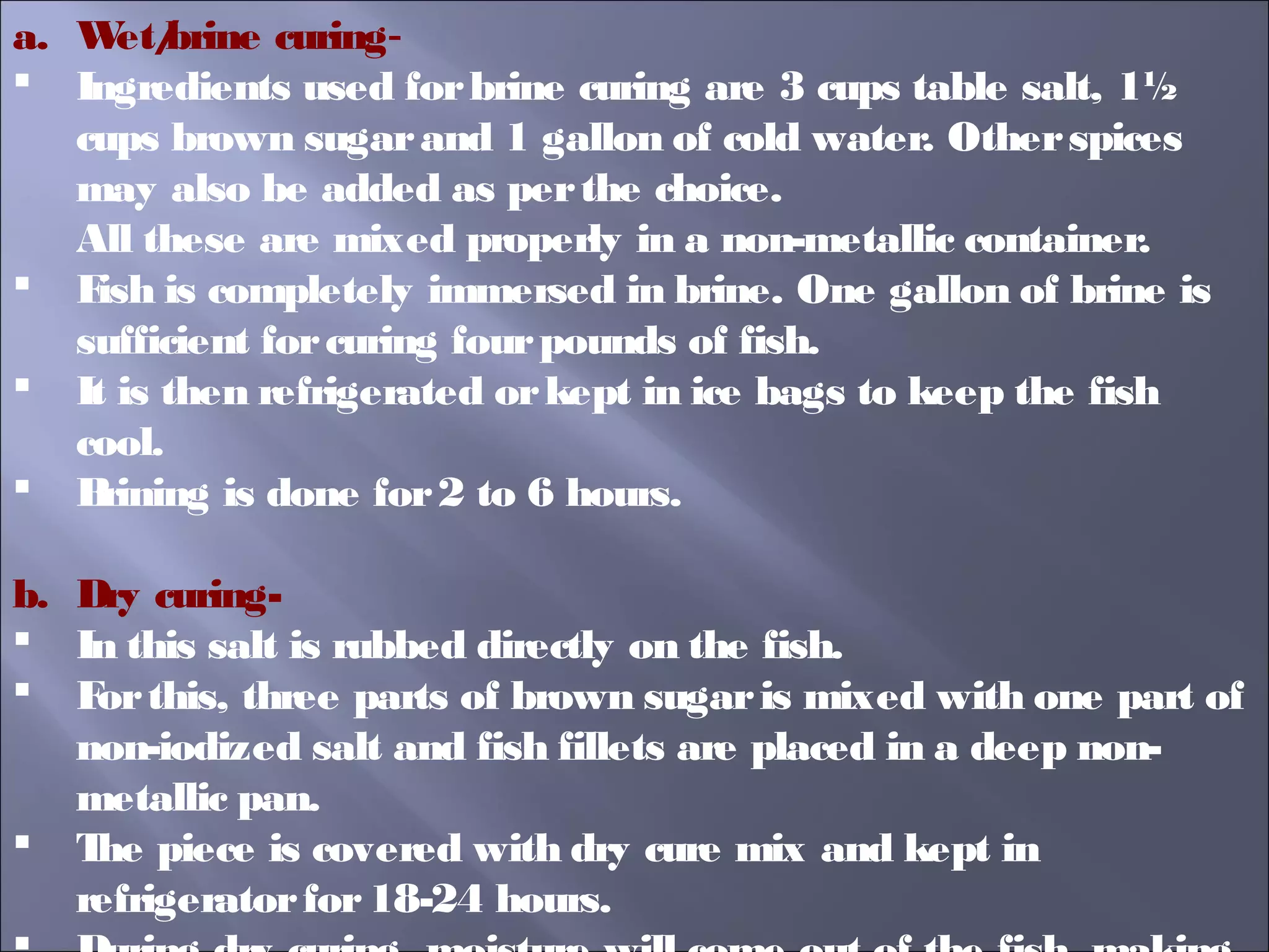 Fish processing ppt | PPT