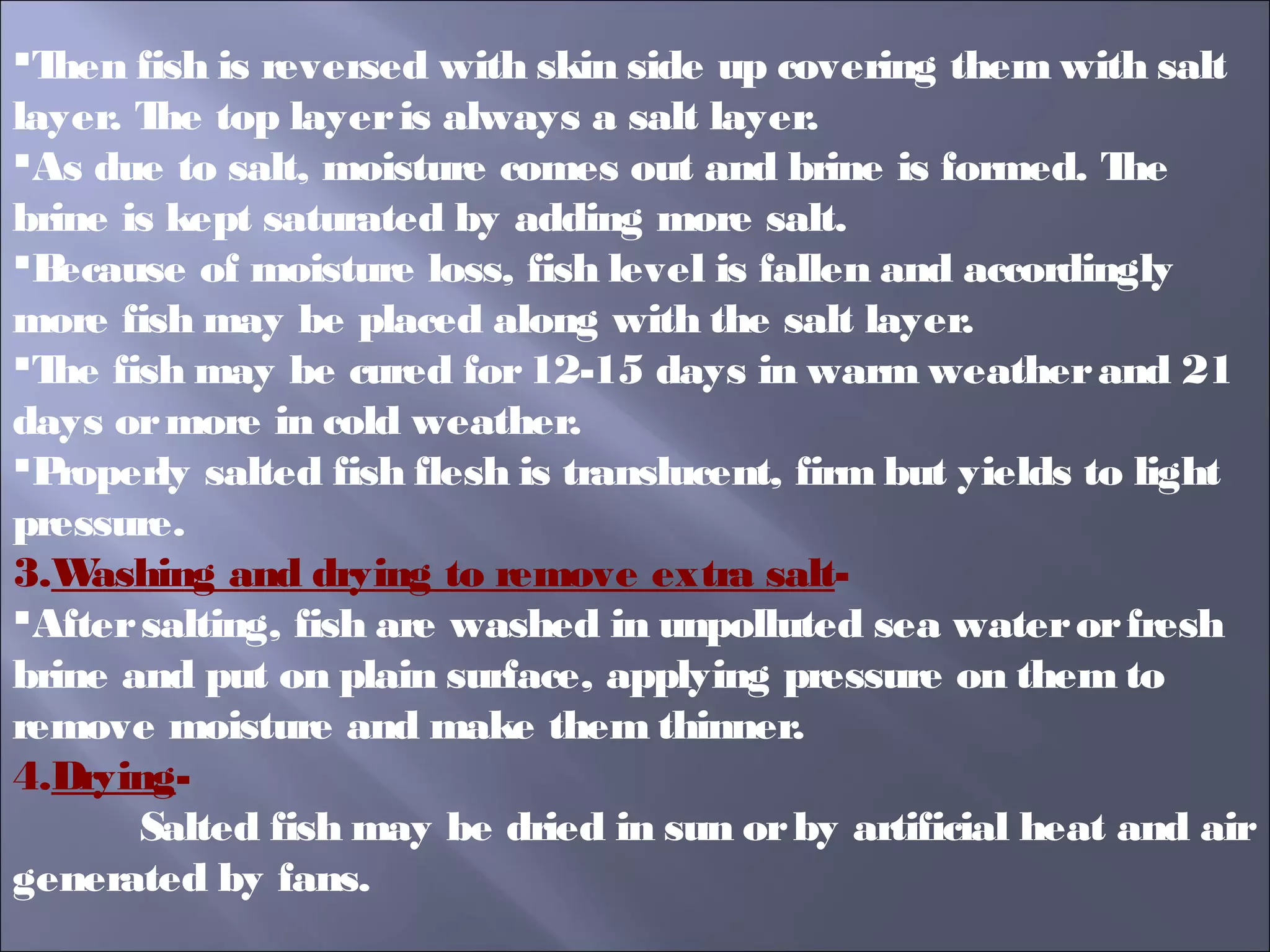 Fish processing ppt | PPT