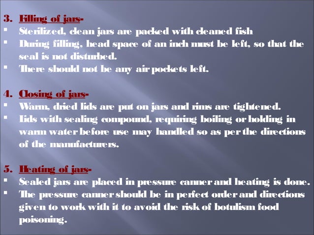 Fish processing ppt | PPT | Fish and Aquariums | Pets