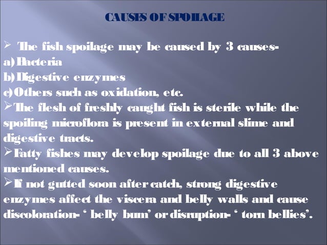 Fish processing ppt | PPT | Fish and Aquariums | Pets