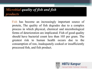 Quality and safety of frozen fish products | PPTX