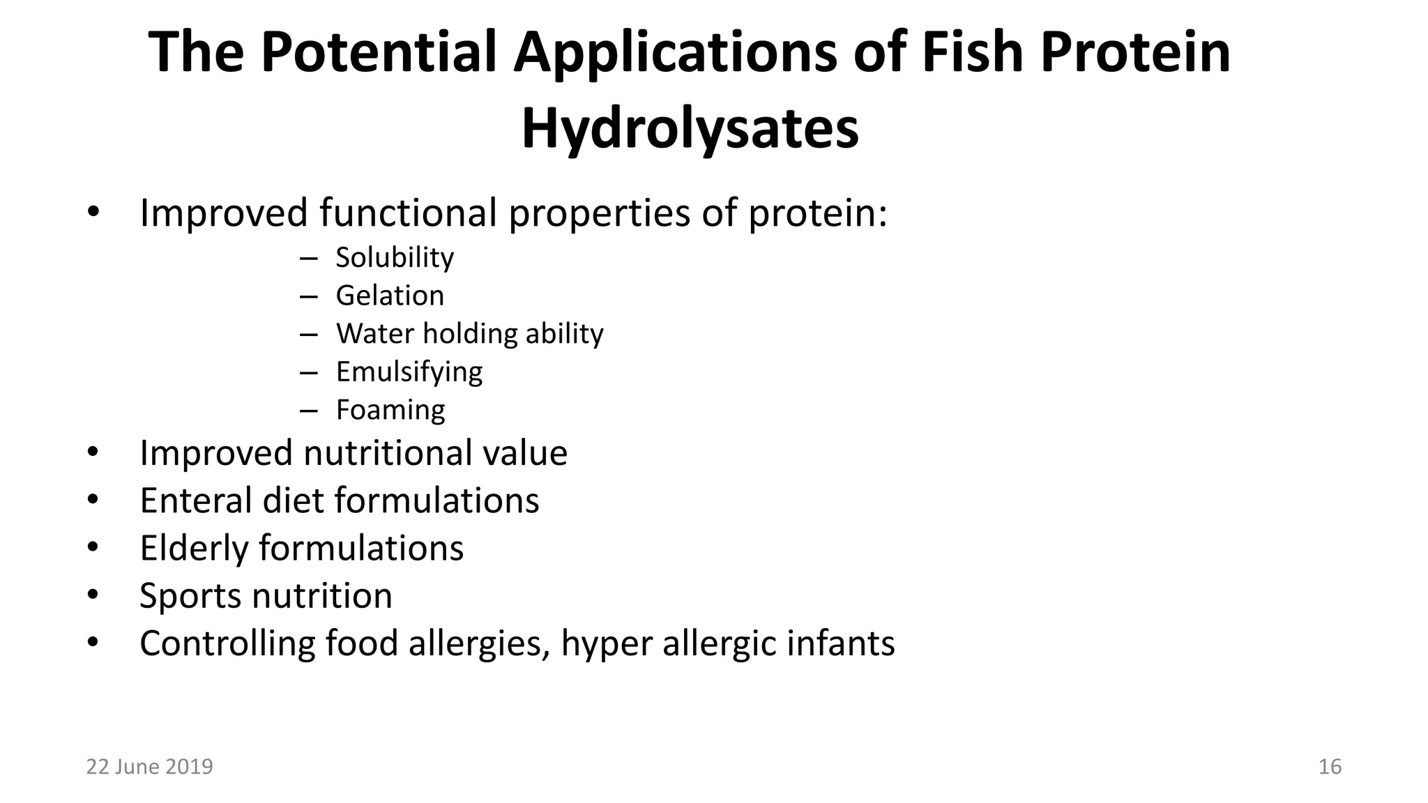 Fish protein hydrolysate | PPTX