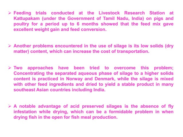 Fish silage.ppt | Chemistry | Science