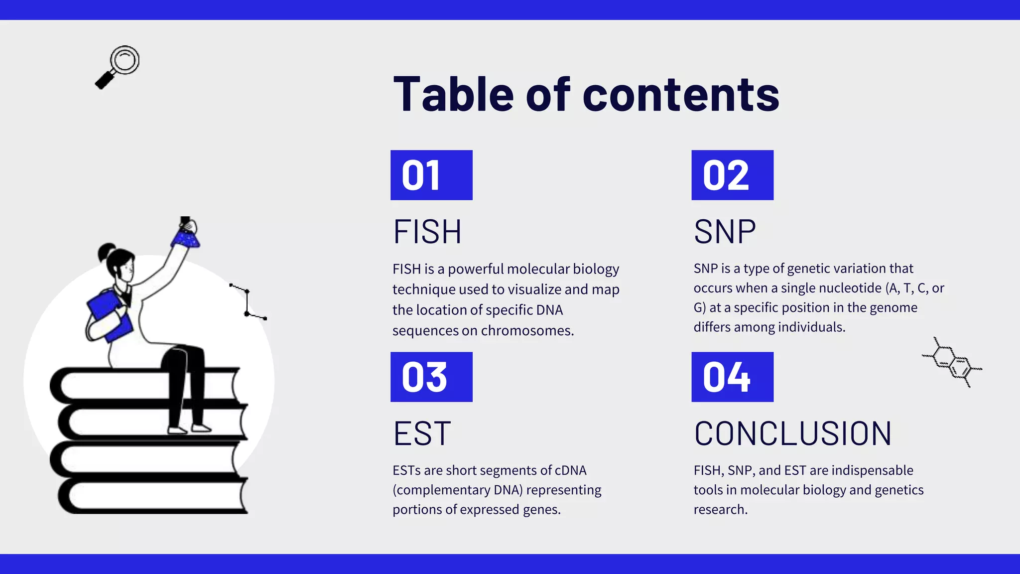 FISH, SNP and EST.pptx