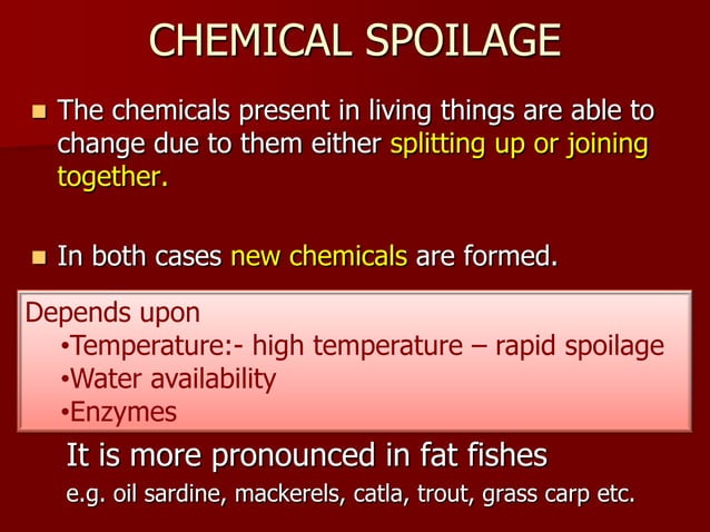 Fish spoilage | PPT