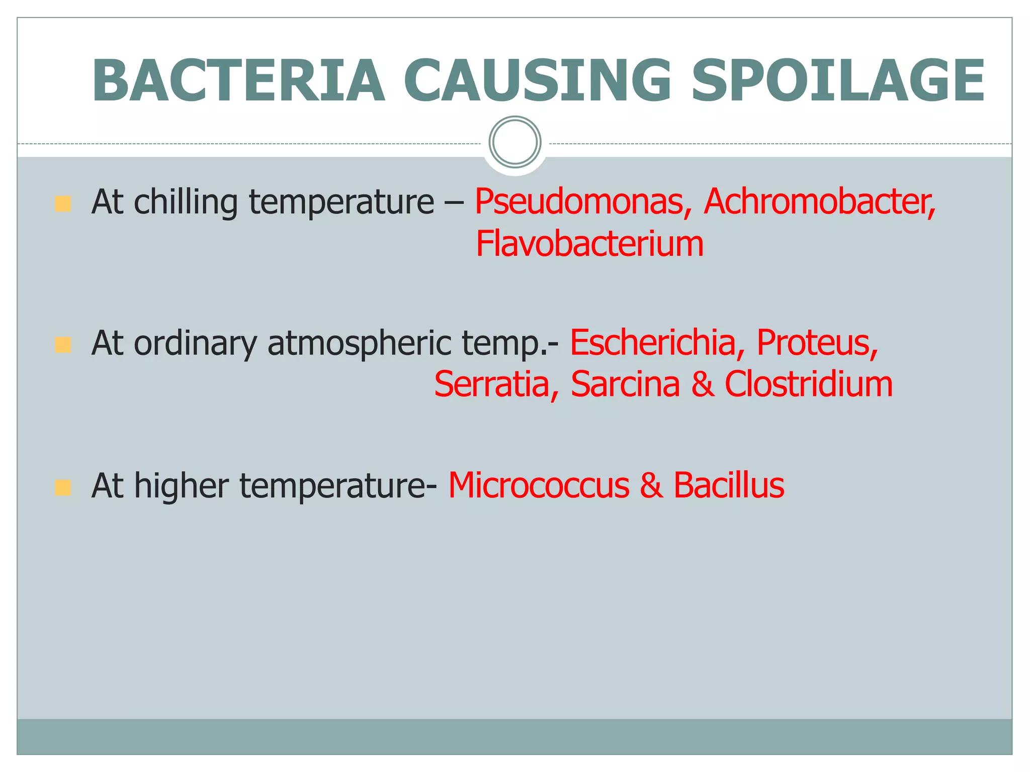 Microbial spoilage of Fish & sea products | PPTX