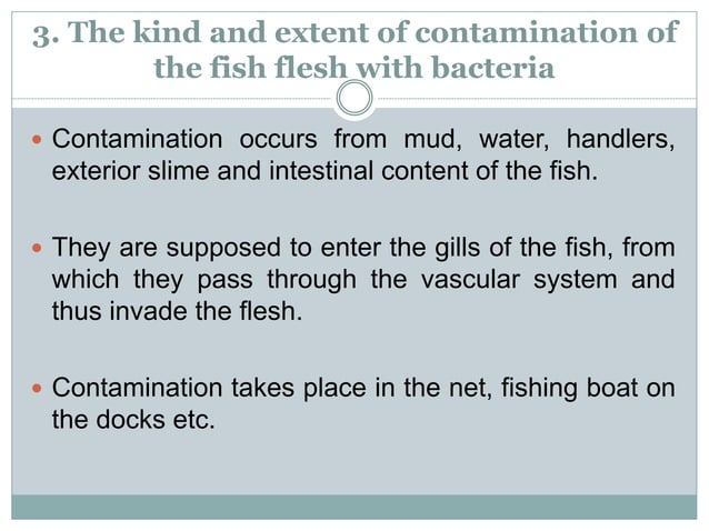 Microbial spoilage of Fish & sea products | PPTX