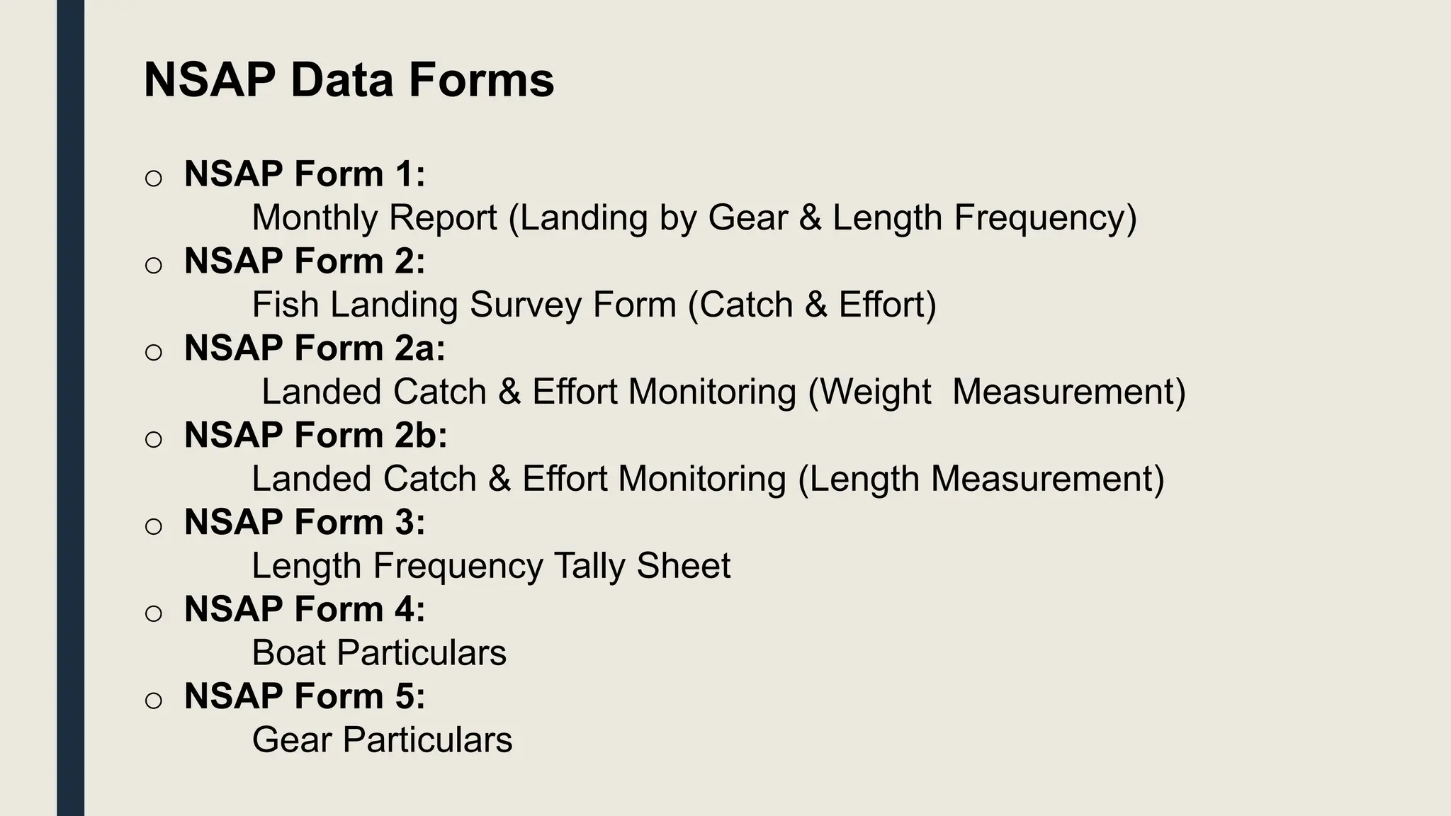 Fish Stock Assessment in the Philippines. Chapter 1 | PPTX